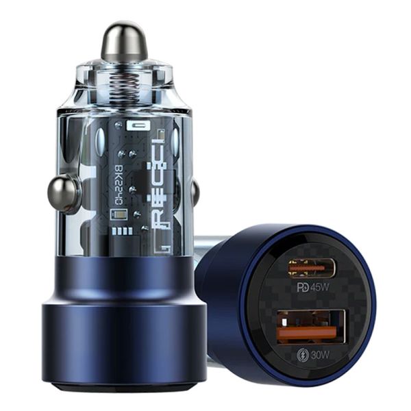 ريتشي RCC-N15 شاحن سيارة Journey يو اس بي و Type-C طاقة 75 واط