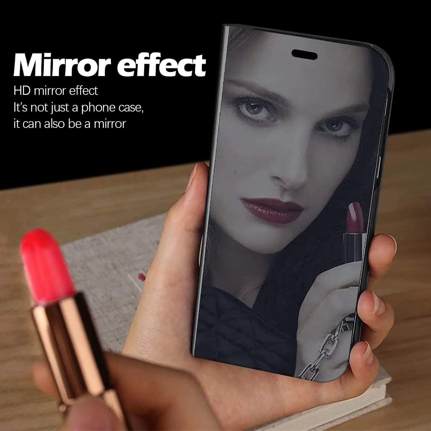 Samsung S23 Ultra Clear View Cover - Black | Dream 2000